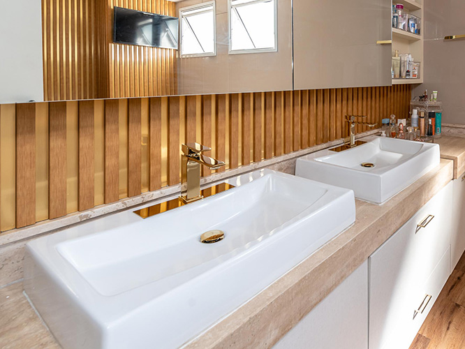 Filete oro de poliestireno con 23,5mm de ancho - Santa Luzia